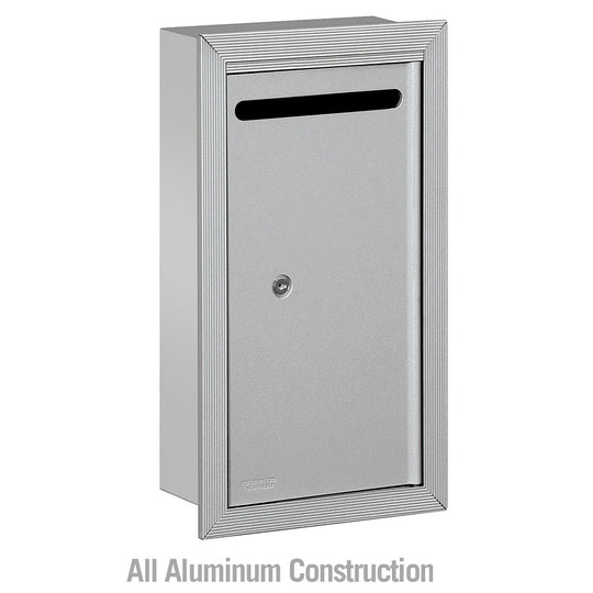 Salsbury Industries Slim Letter Box Recessed Mounted with Commercial L ...