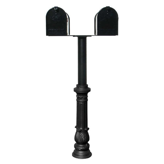 QualArc Hanford TWIN Mailbox Post System Cast Aluminum HPNS2-E1 – Prime ...
