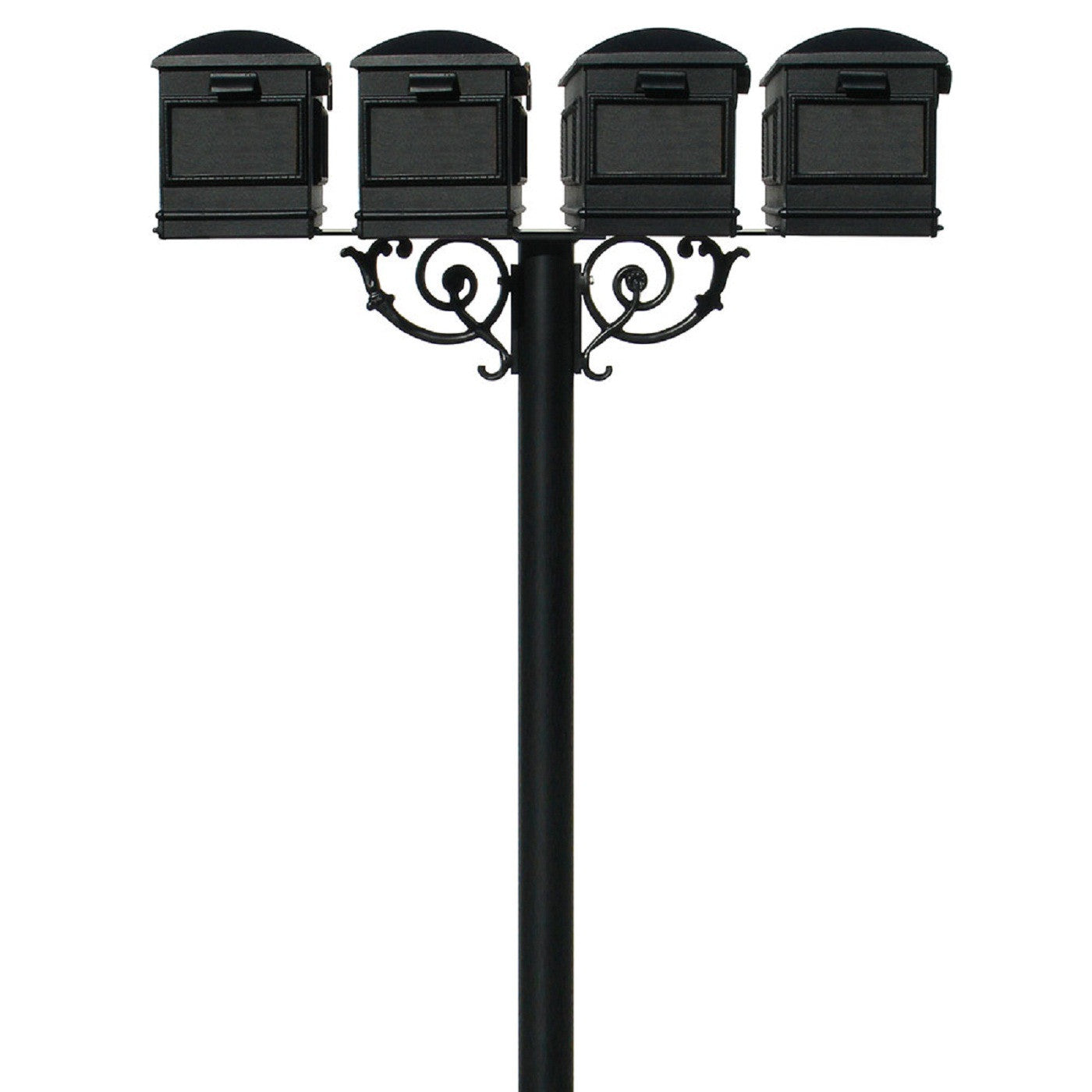 QualArc Hanford QUAD Mailbox Post System Scroll Support HPWS4-LM ...